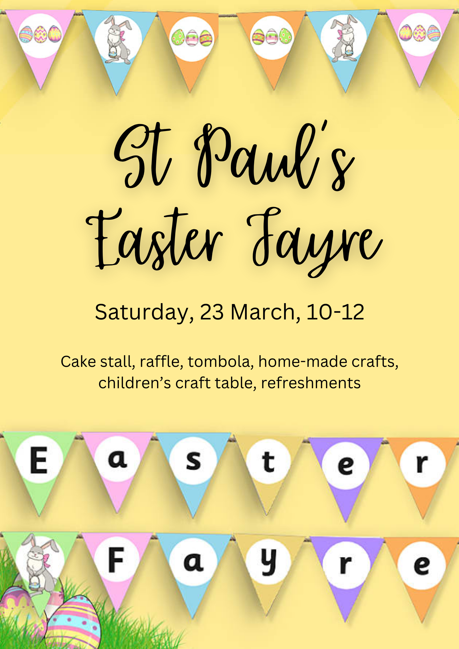 St Paul’s Easter Fayre – An Engaging Faith Community