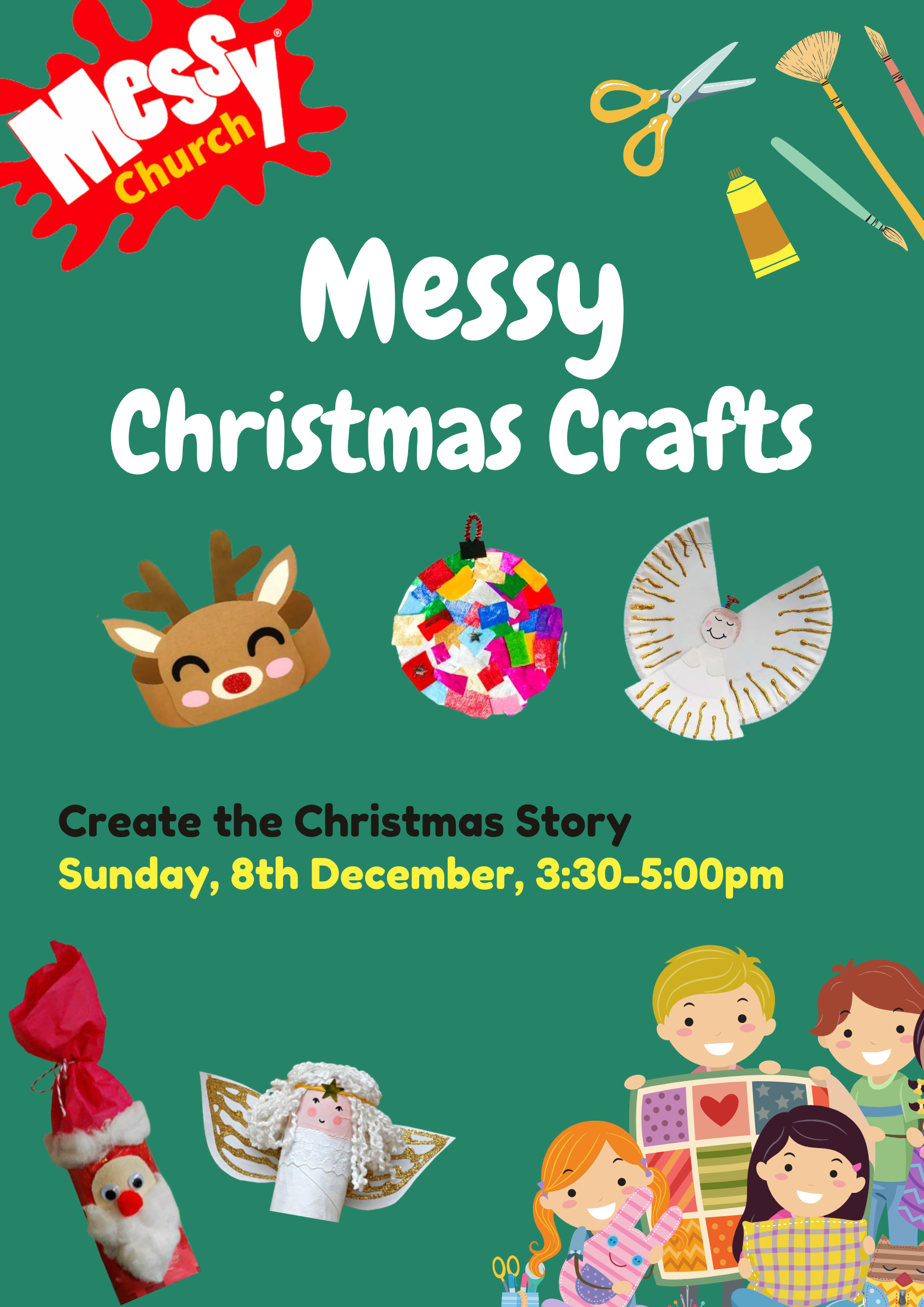 Messy Christmas Crafts – An Engaging Faith Community